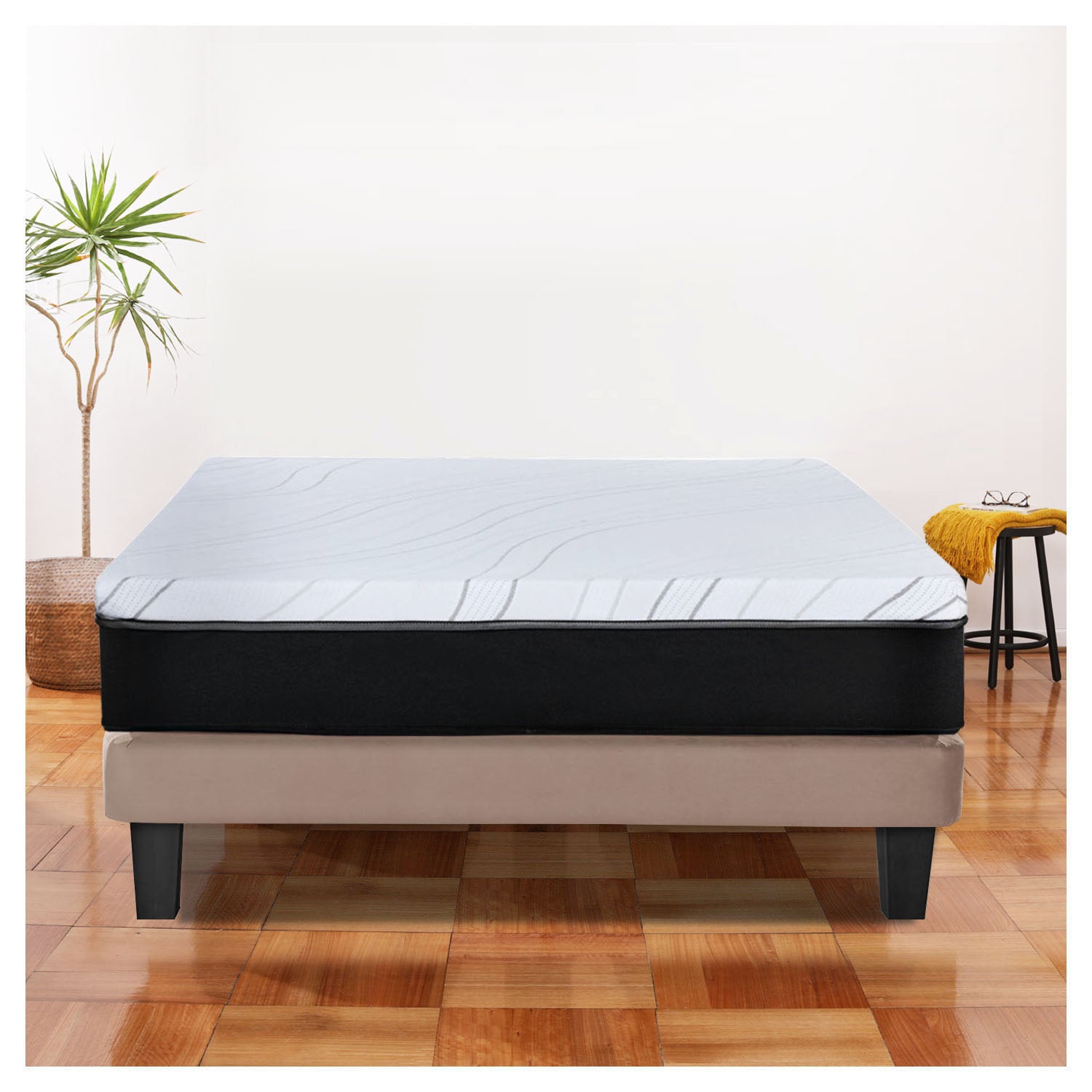 Cama Europea Zen Best Colchón Pro - Full